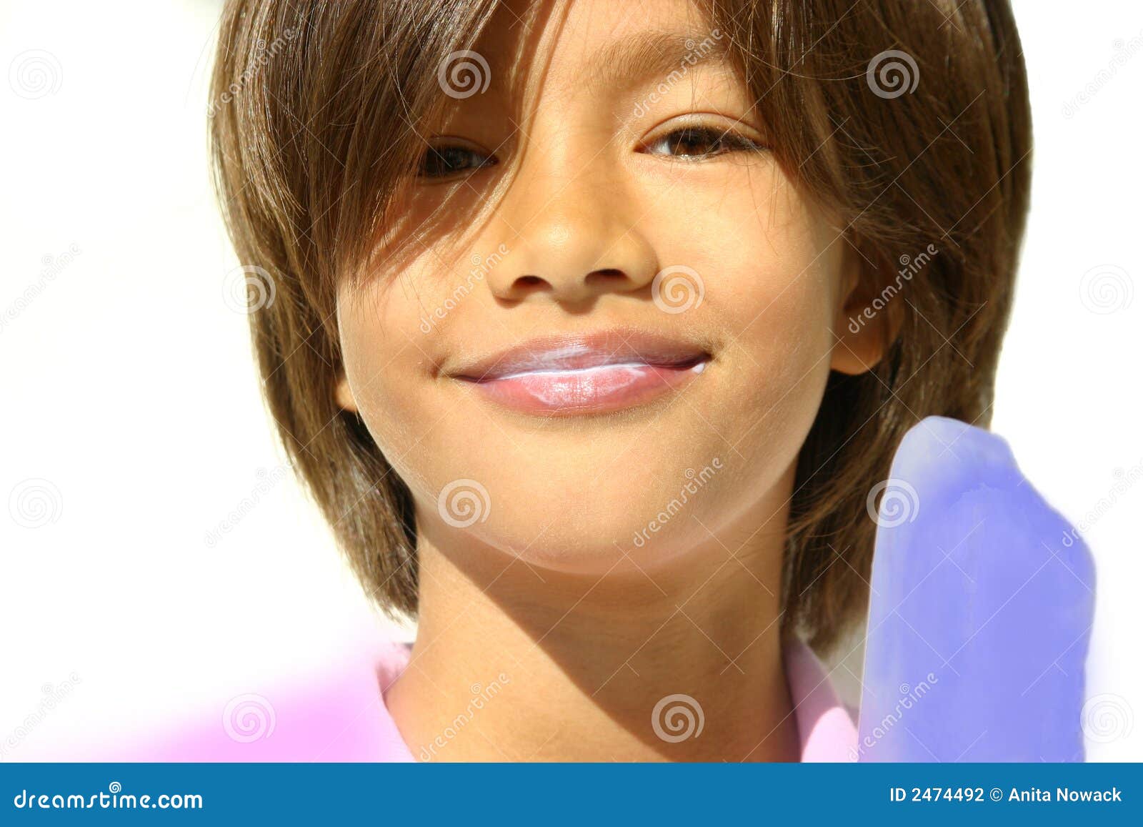 Happy summer girl stock photo. Image of child, traces - 2474492