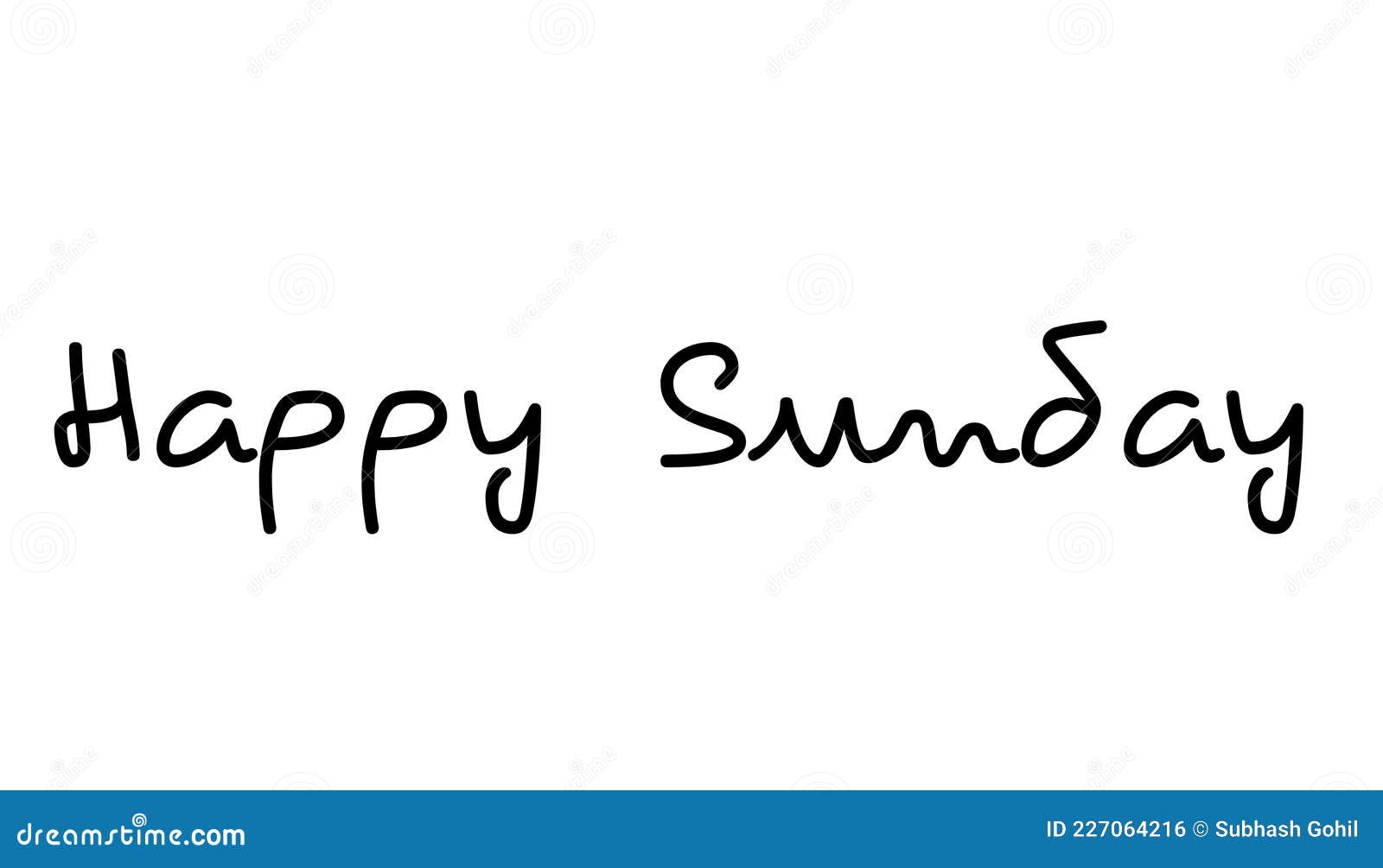 Happy Sunday background stock illustration. Illustration of drawing ...