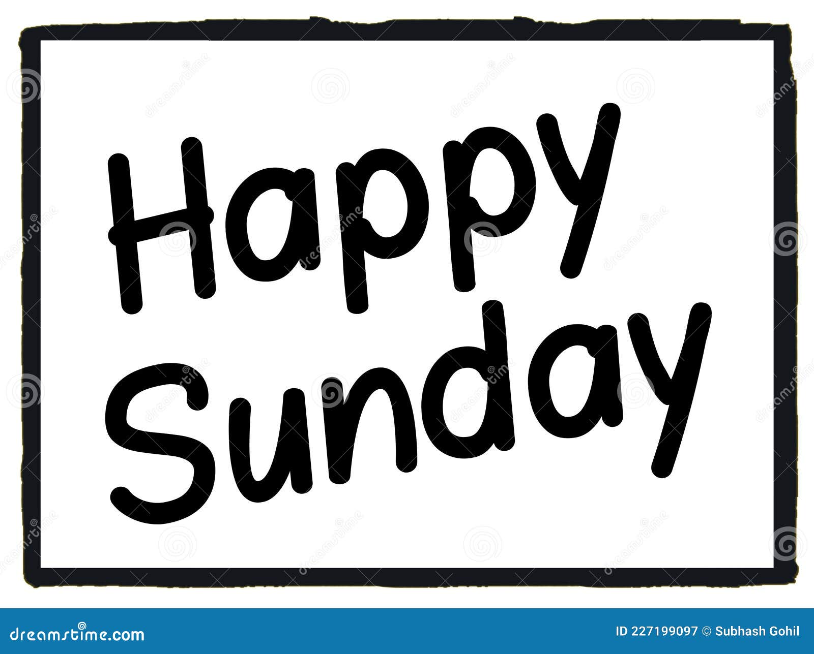 Happy Sunday background stock illustration. Illustration of drawing ...