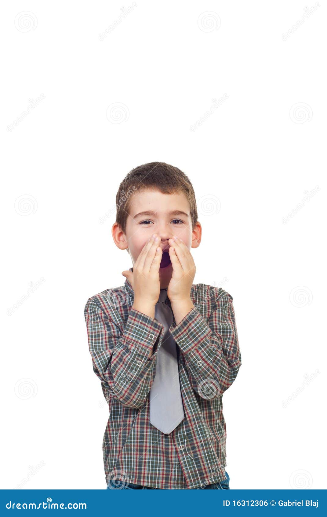 Happy surprised boy stock photo. Image of necktie, happy - 16312306