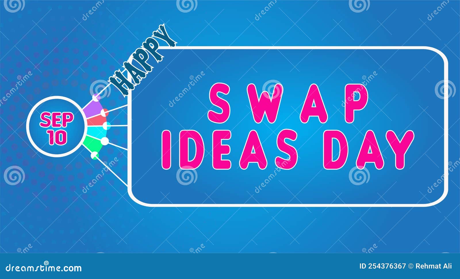 Happy Swap Ideas Day, September 10. Calendar of September Text Effect ...