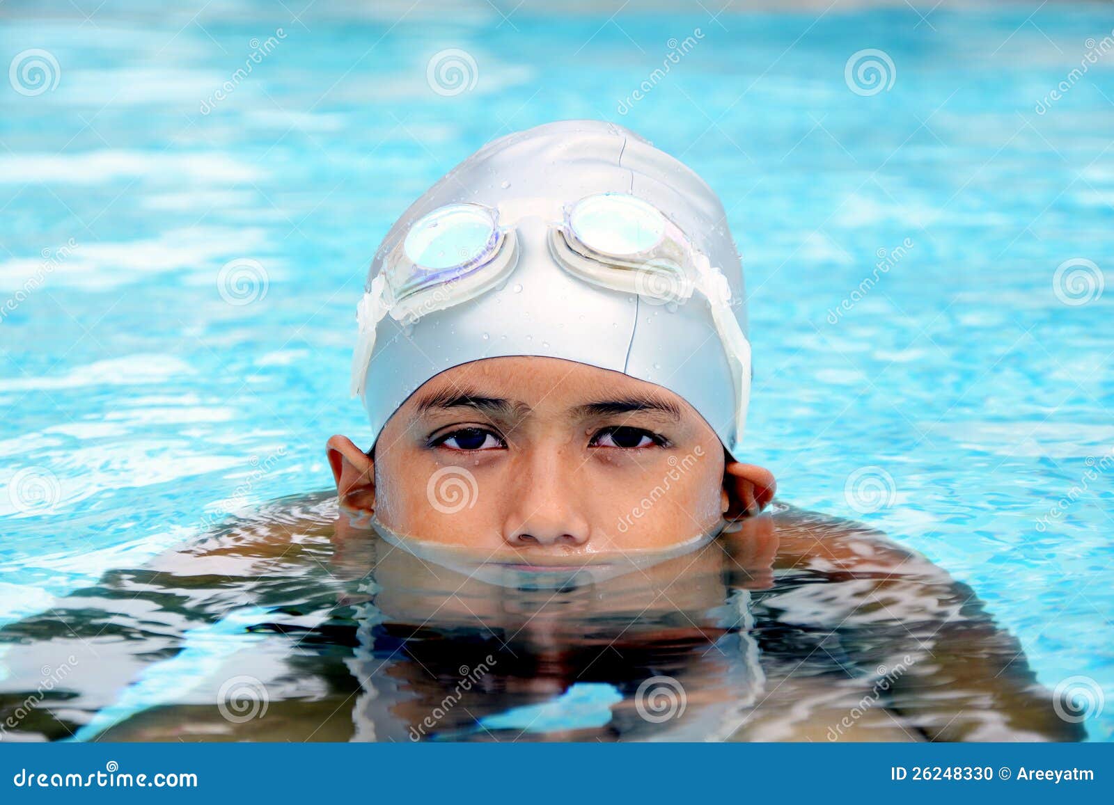 Happy swimmer stock photo. Image of goggles, heat, children - 26248330