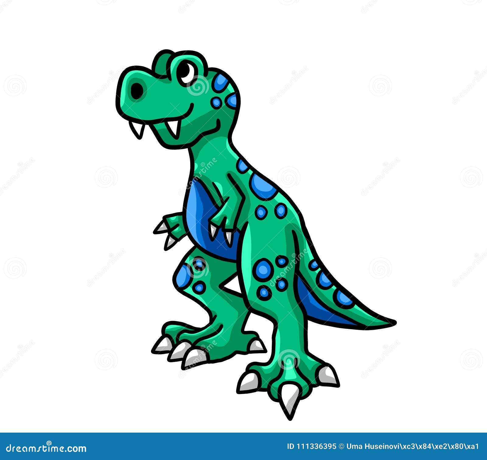 A Very Happy T Rex 2 stock illustration. Illustration of hunter - 111336395
