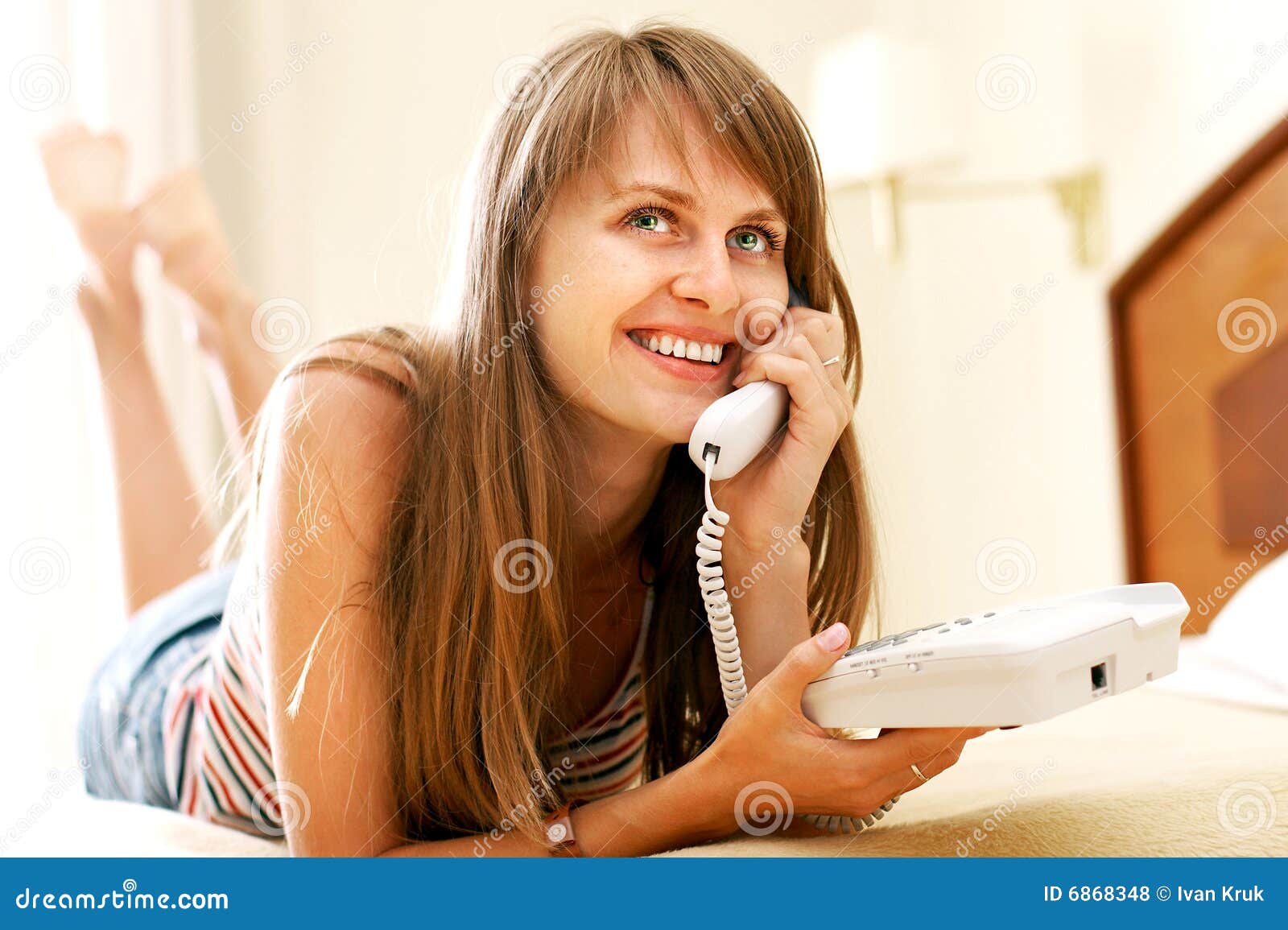 Happy talking stock photo. Image of laughing, beautiful - 6868348