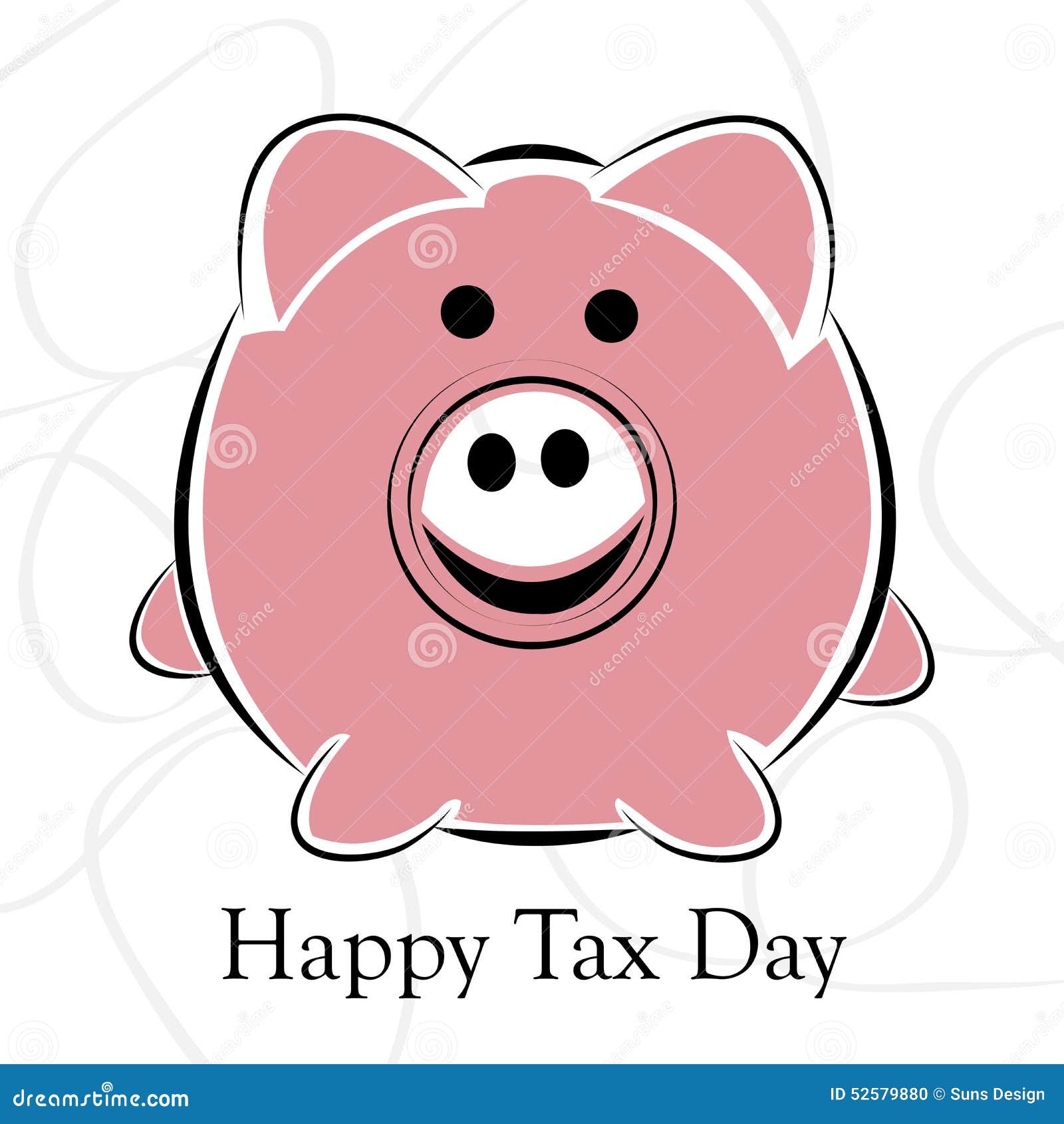 Happy Tax Day. stock illustration. Illustration of design - 52579880 Happy Tax Day. stock illustration. Illustration of design - 52579880