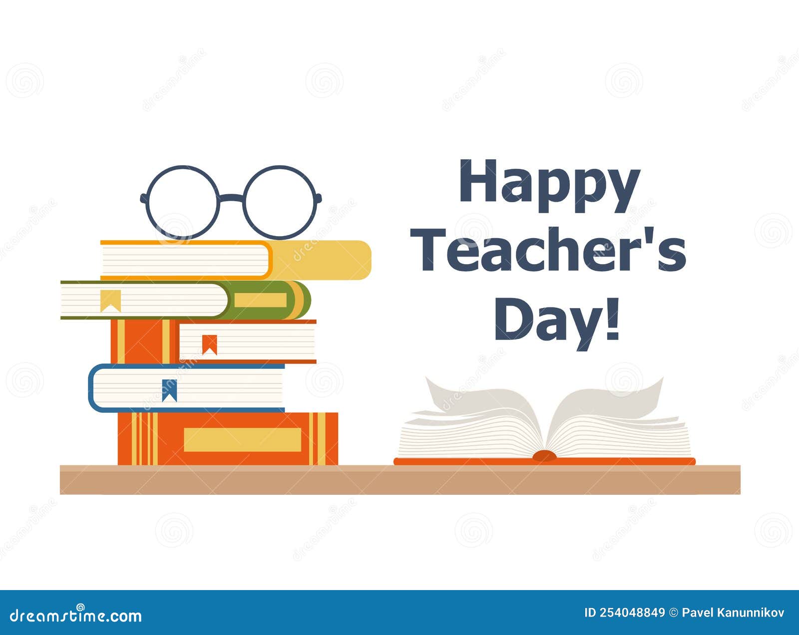 Happy Teacher`s Day Vector Poster Design, Best Teacher Ever, School ...