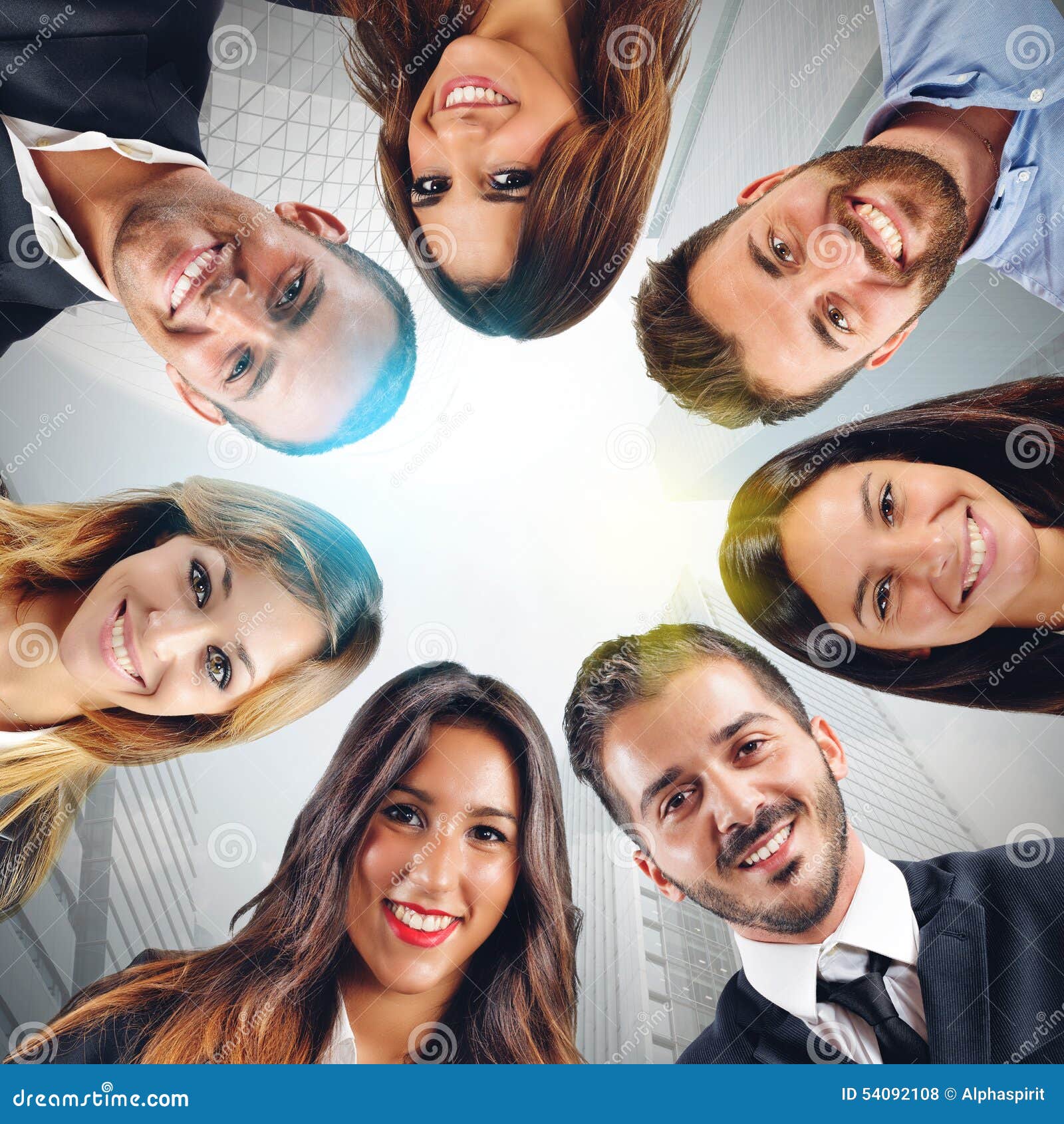 Happy team stock photo. Image of girl, collaborate, businessman - 54092108