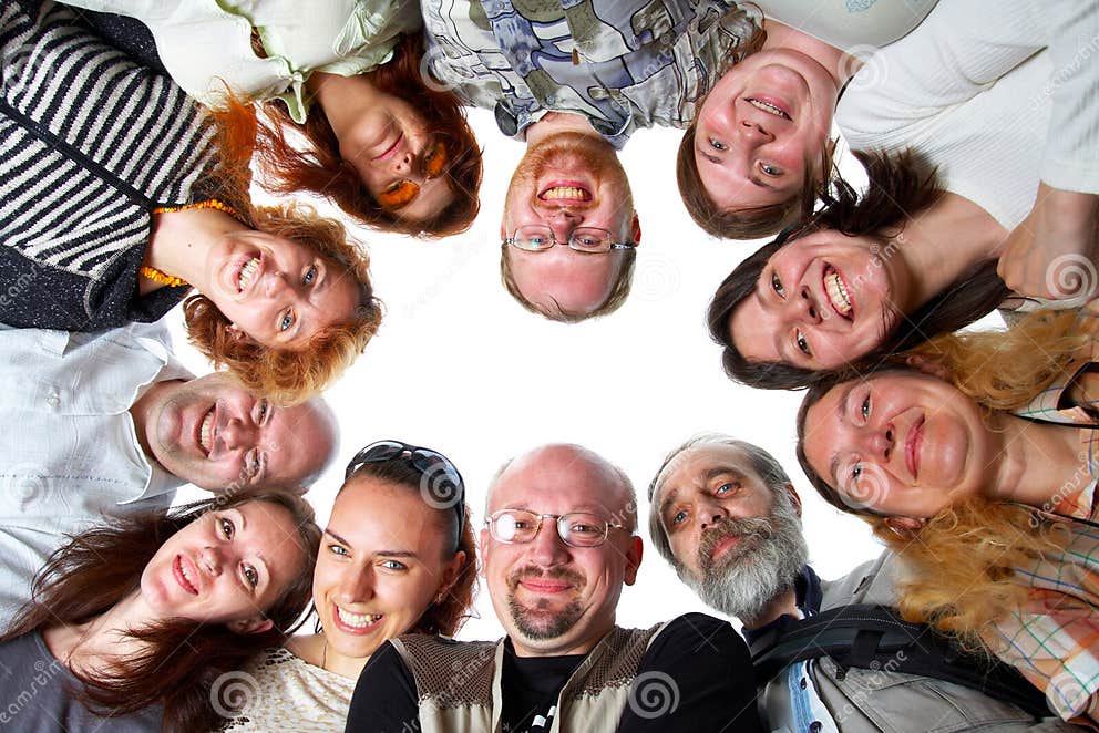 Happy team. Isolated. stock image. Image of family, backgrounds - 5751343