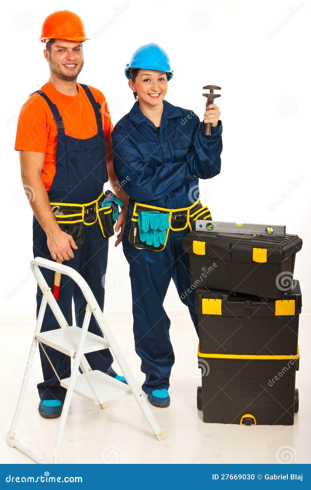 Happy Team Plumbers Stock Photos - Free & Royalty-Free Stock Photos ...