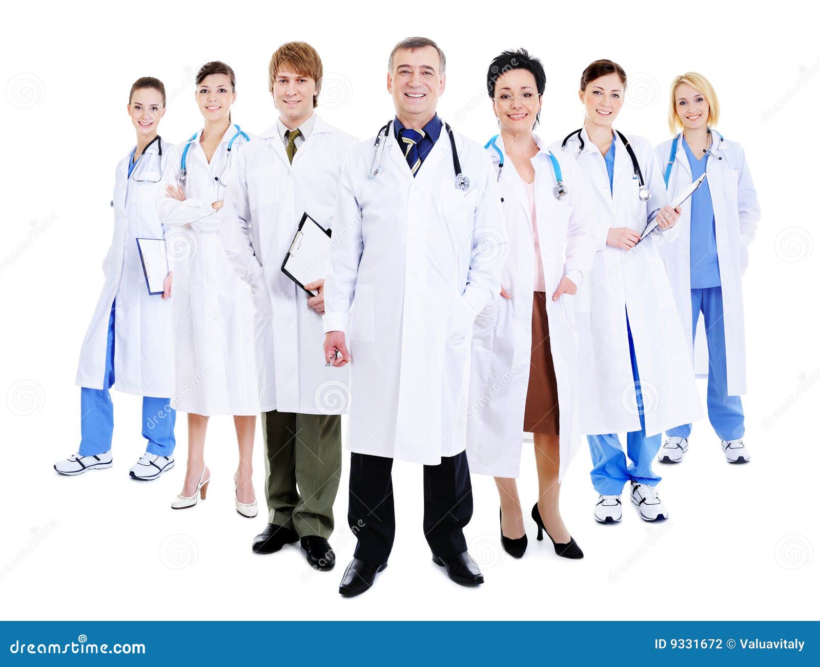 Happy Team of Successful Doctors Stock Photo - Image of clinic ...