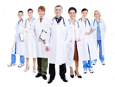 Happy Team of Successful Doctors Stock Photo - Image of clinic ...