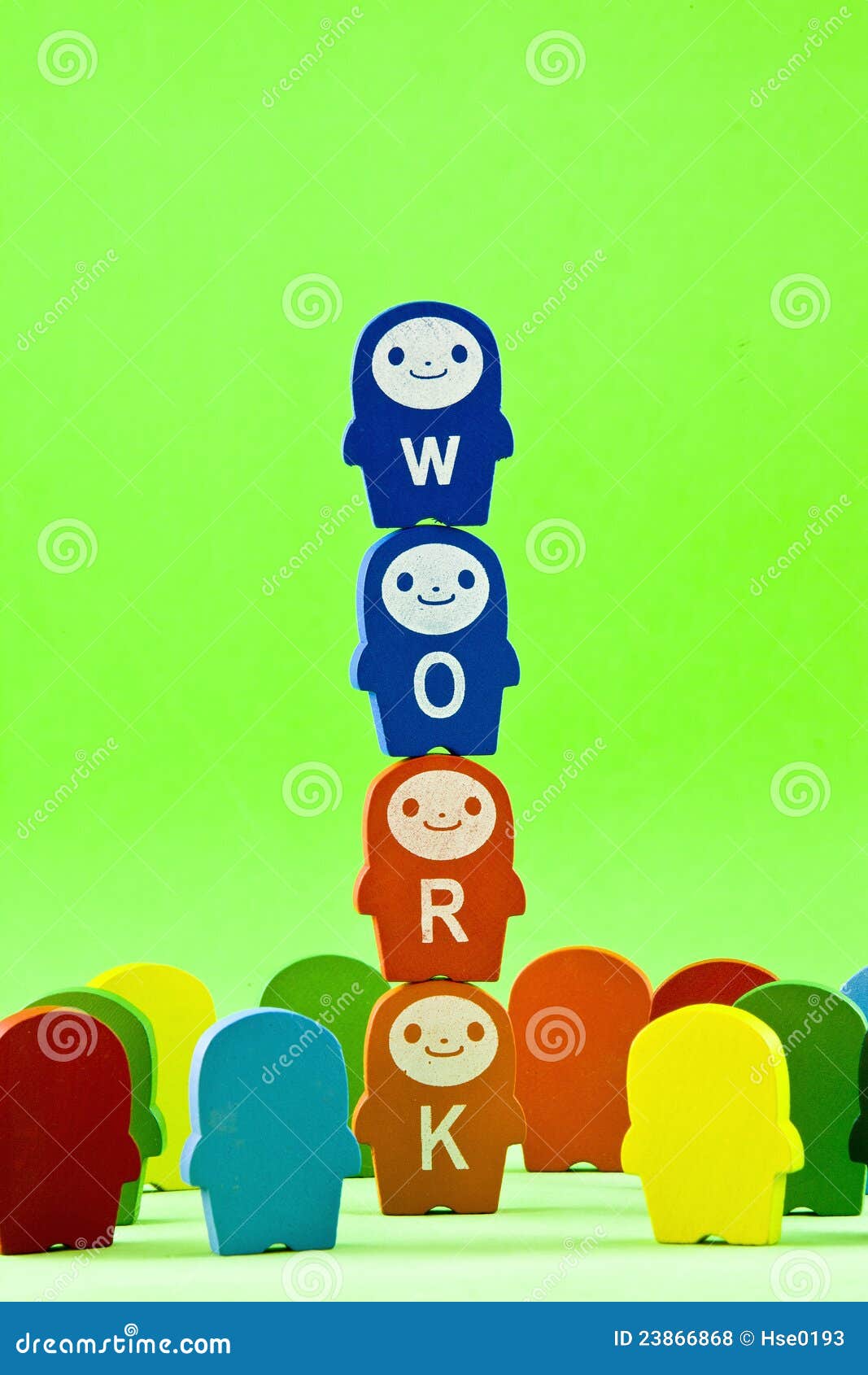 Happy team workers stock photo. Image of color, workers - 23866868