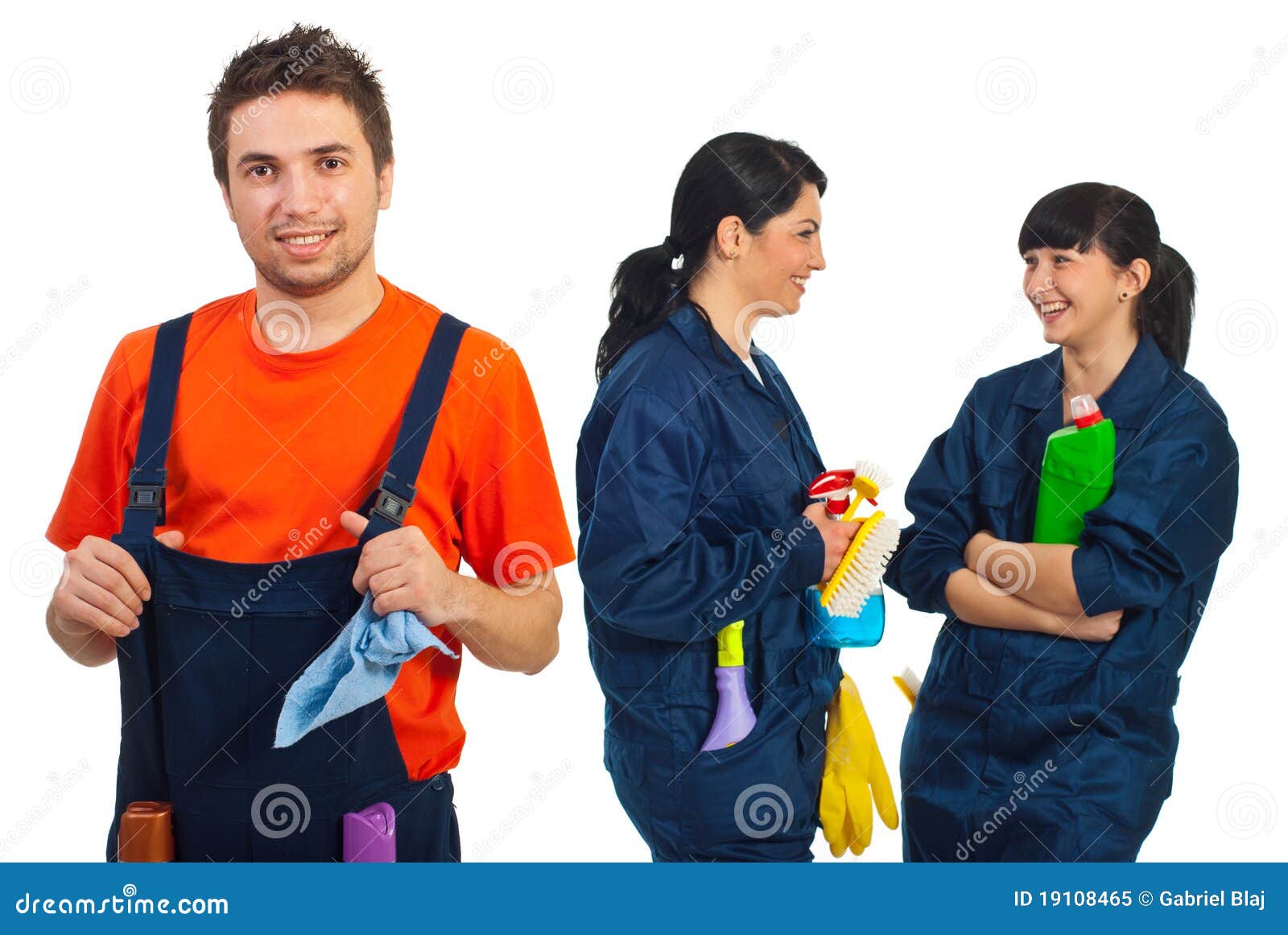 Happy Teamwork Workers Holding Hands Together Stock Photo ...
