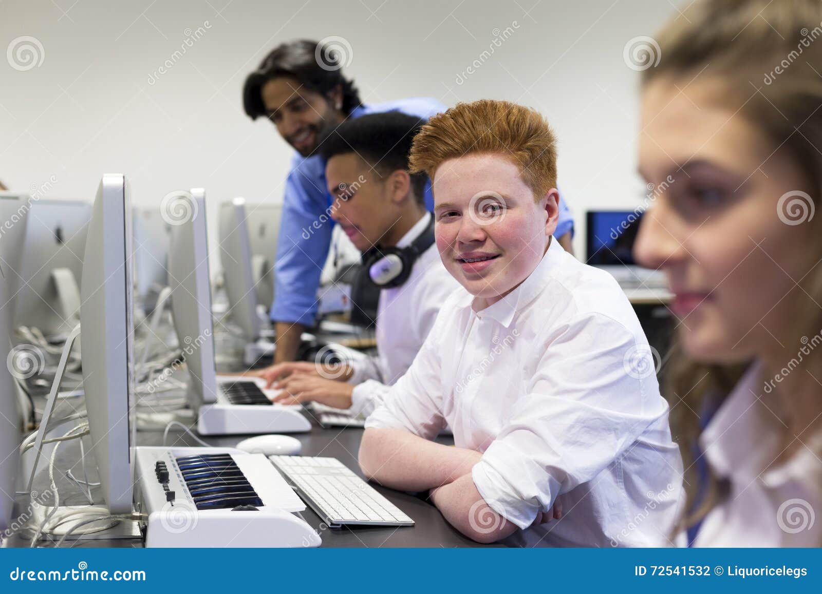 Happy Technology Lesson stock photo. Image of camera - 72541532