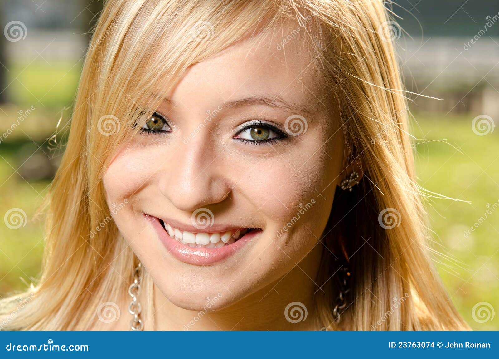 Happy teen stock photo. Image of caucasian, dimple, young - 23763074