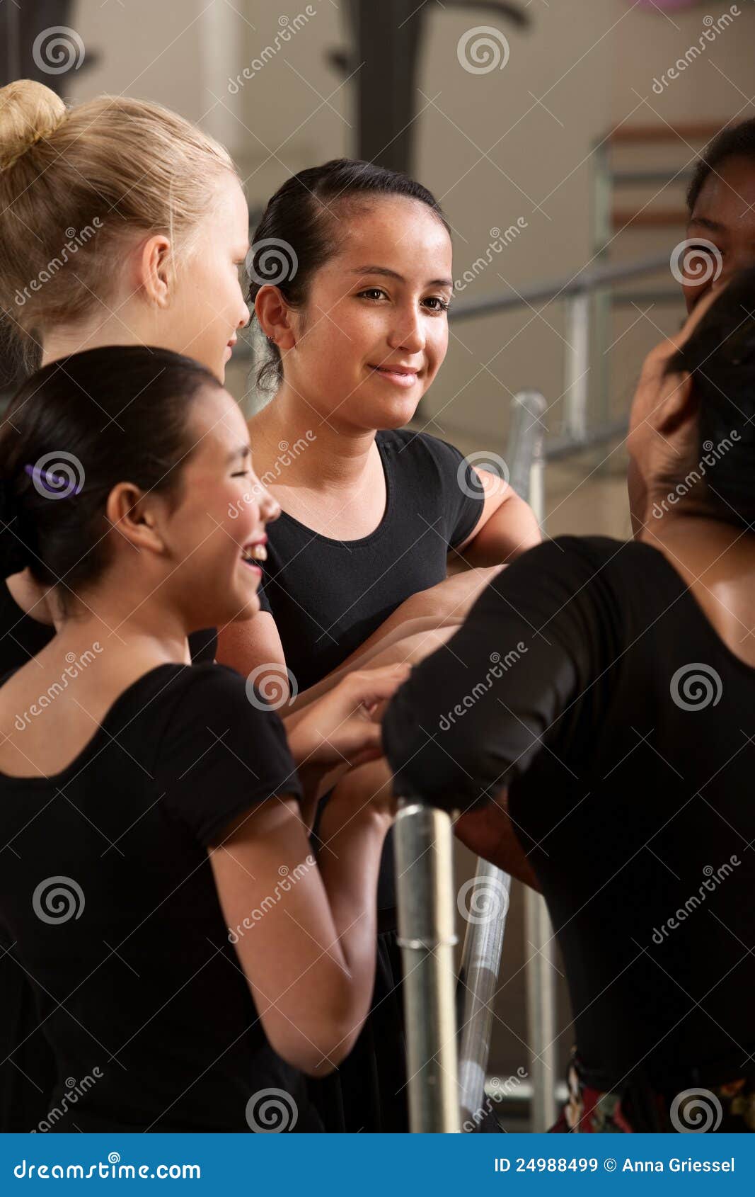 Happy Teenage Ballet Student Stock Image - Image of human, classmates ...