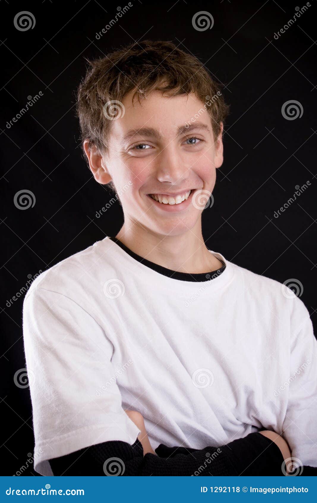 Happy teenager stock photo. Image of typical, handsome - 1292118