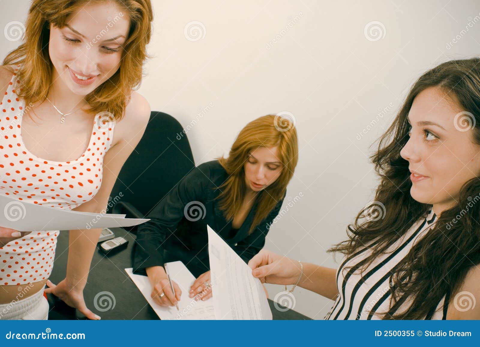 Happy about test results stock image. Image of teacher - 2500355