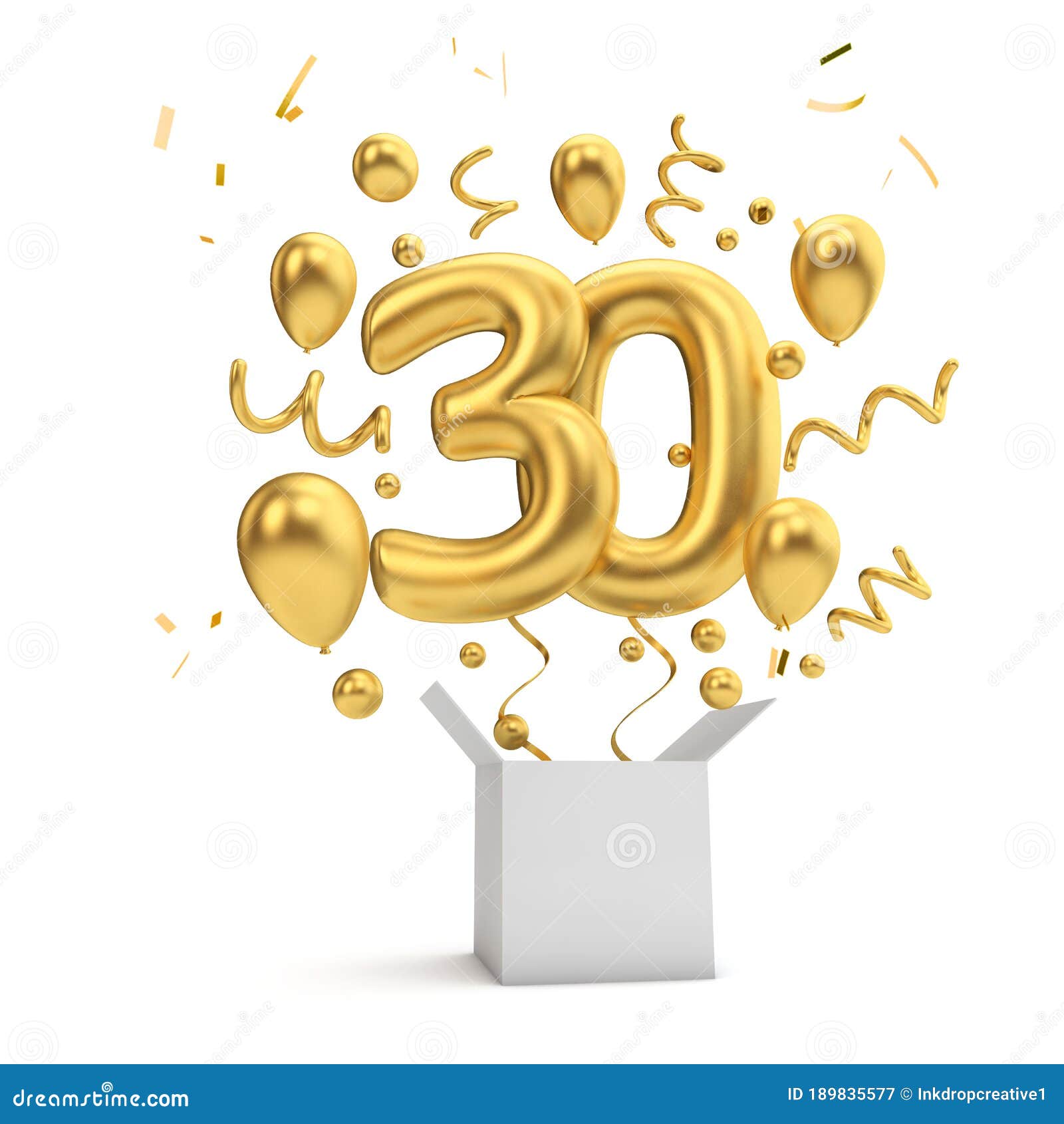 Happy 30th Birthday! Vector Illustration | CartoonDealer.com #15159406