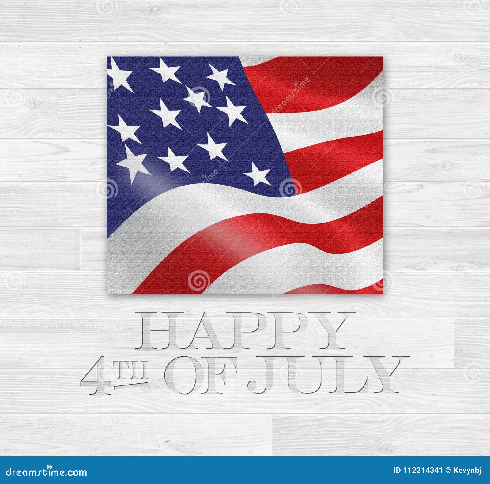 Happy 4th of July stock illustration. Illustration of painted - 112214341
