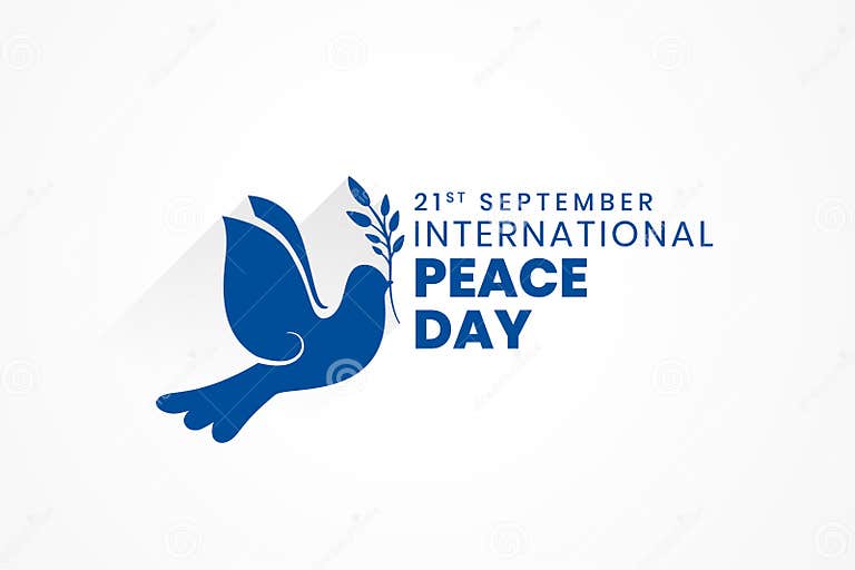 Happy 21th September Template with Bird and Leaf Design Vector ...