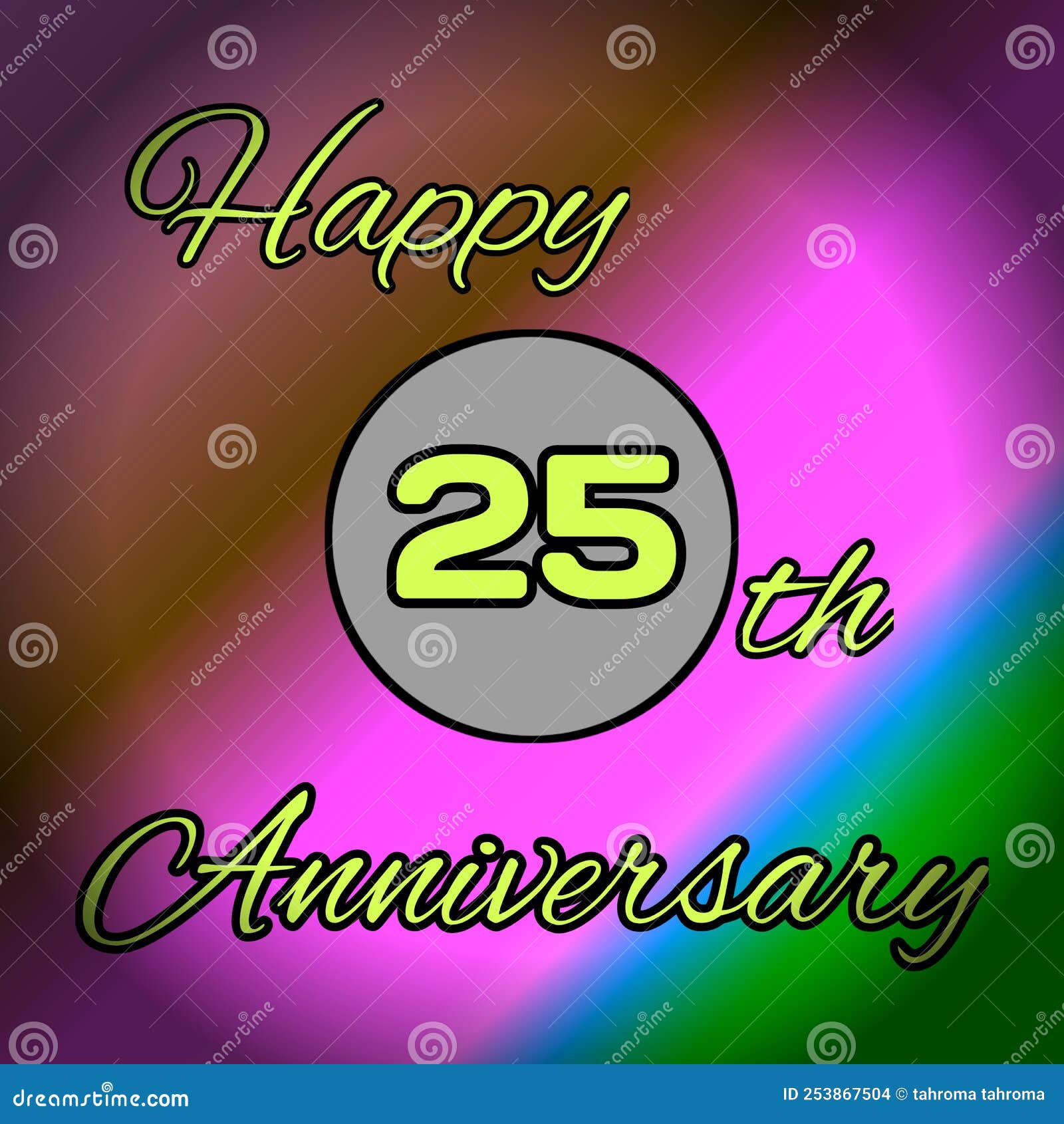 Happy 25th Anniversary Graphics