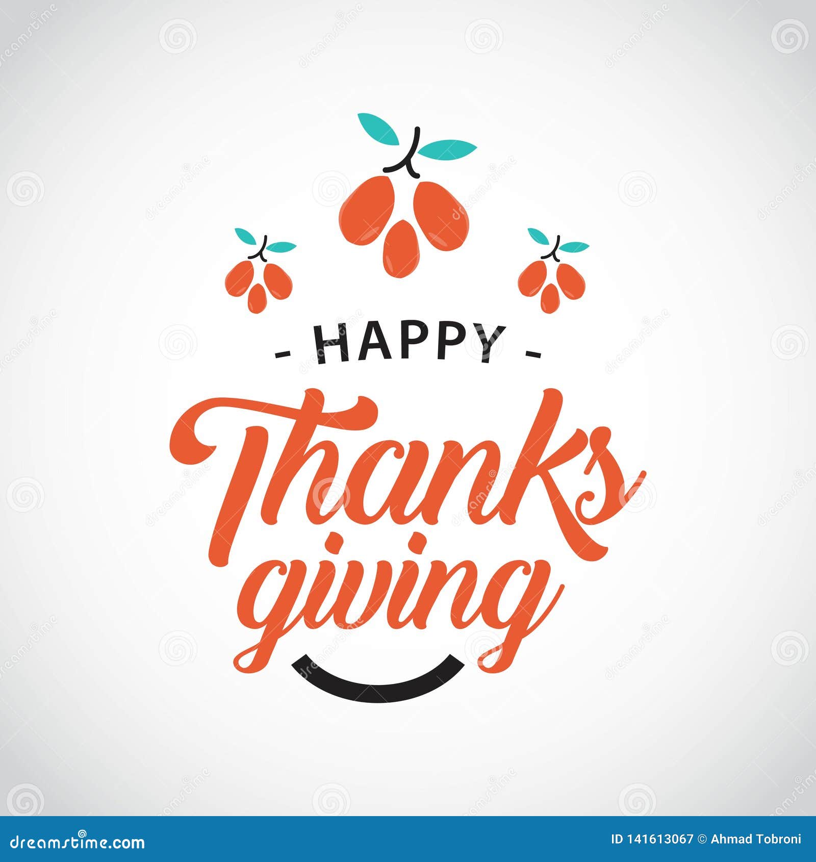 Thanks Giving Greeting Vector Background. Happy Thanks Giving Day ...