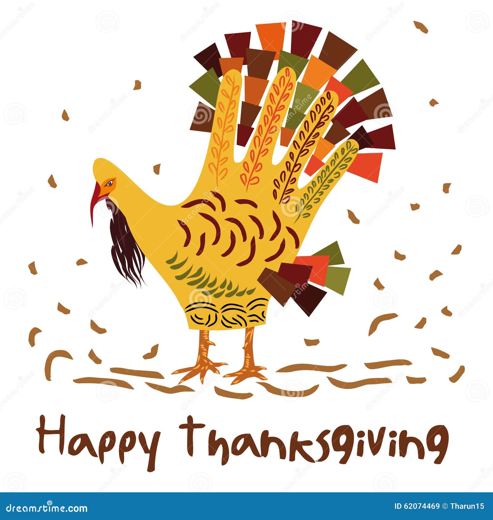Happy Thanksgiving stock illustration. Illustration of conceptual ...