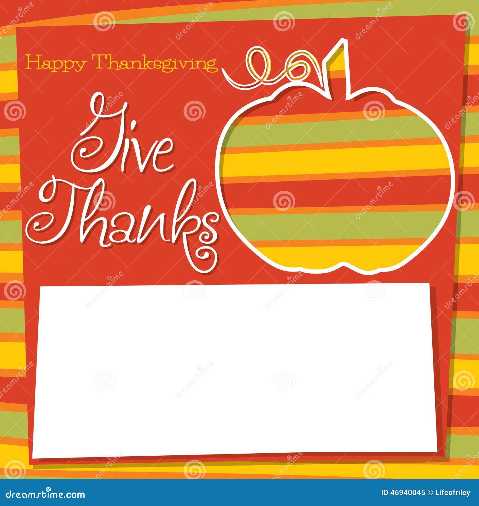 Happy Thanksgiving! stock illustration. Illustration of grateful - 46940045
