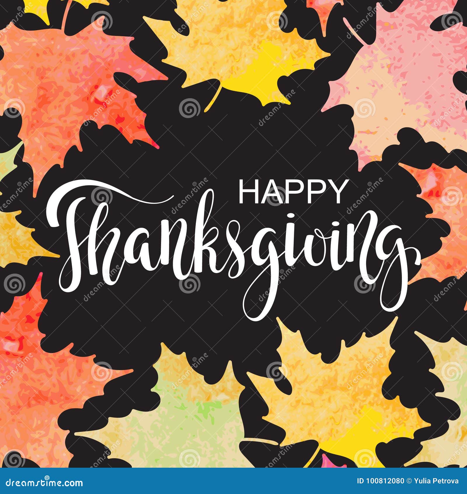 Happy Thanksgiving Day Background Stock Vector - Illustration of ...