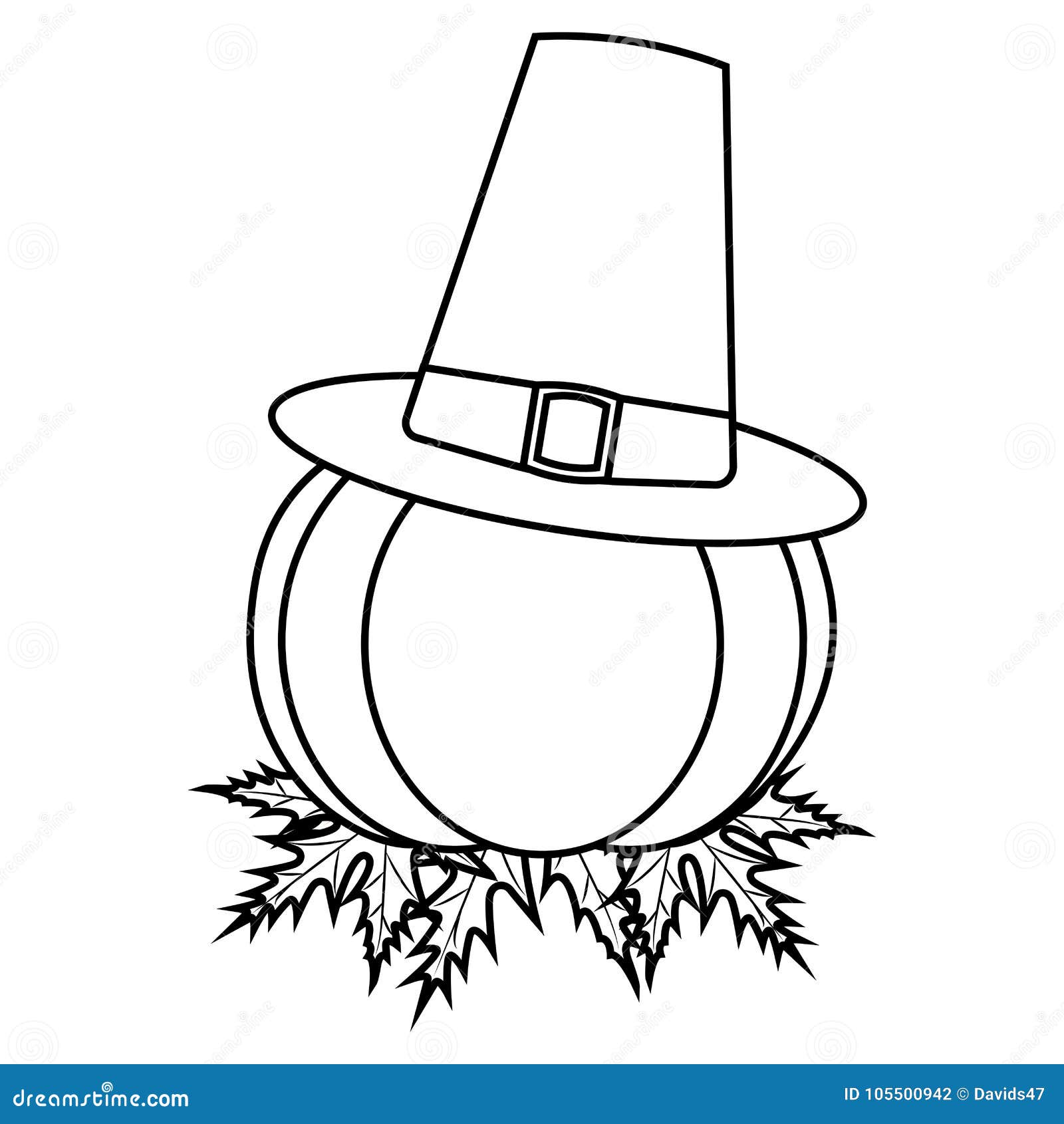 Thanksgiving Outline Object Stock Vector - Illustration of autumn ...