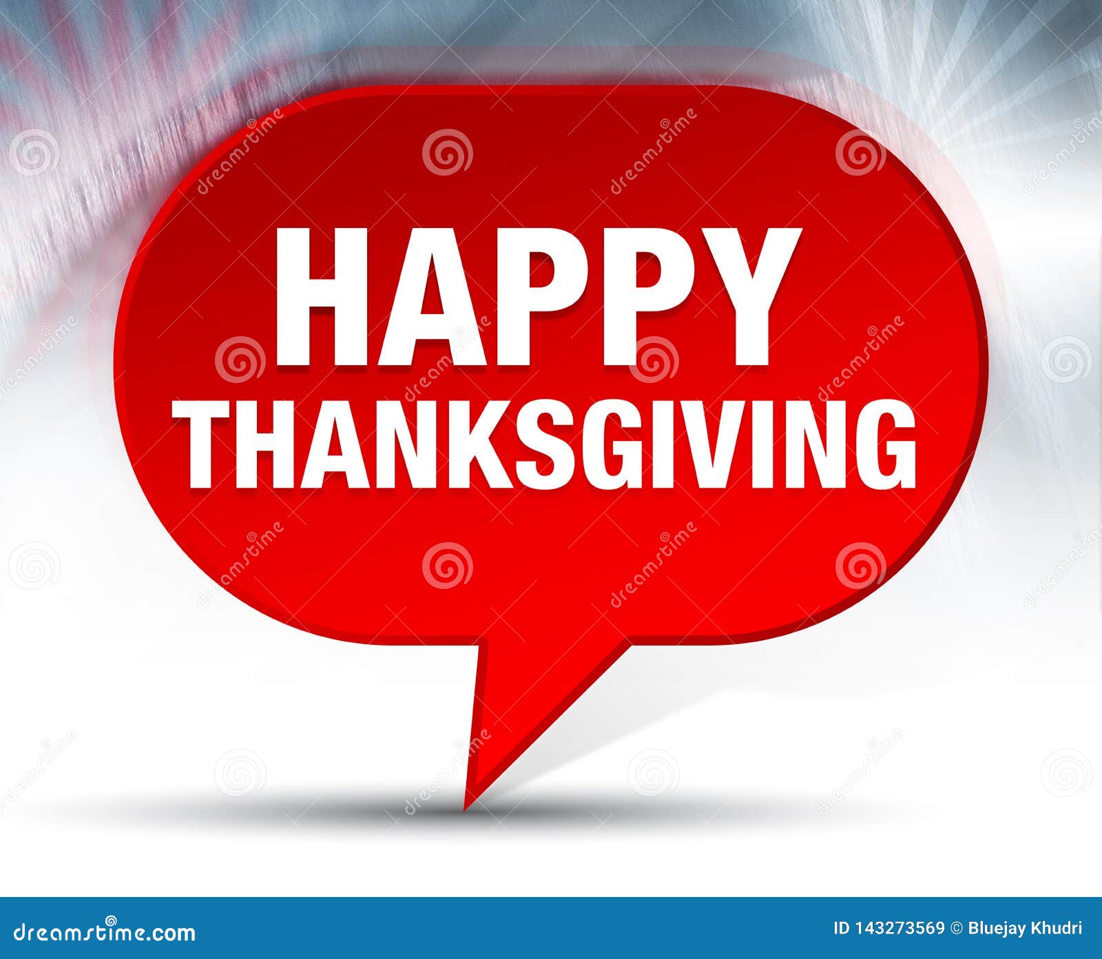 Happy Thanksgiving Red Bubble Background Stock Image - Image of ...