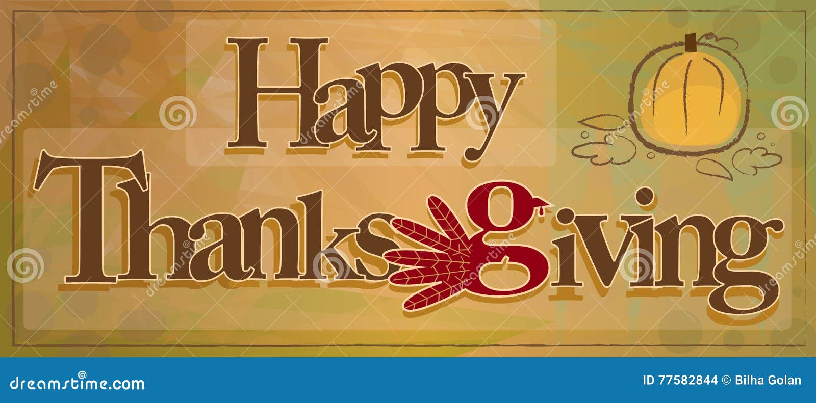 Happy Thanksgiving sign stock vector. Illustration of american - 77582844