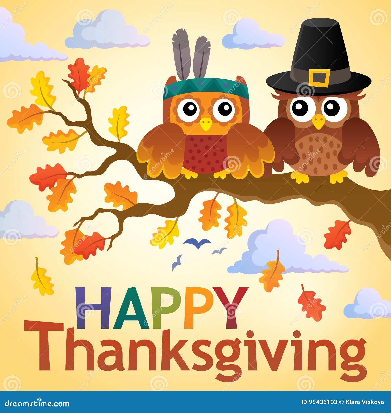 Happy Thanksgiving theme 3 stock vector. Illustration of artwork - 99436103