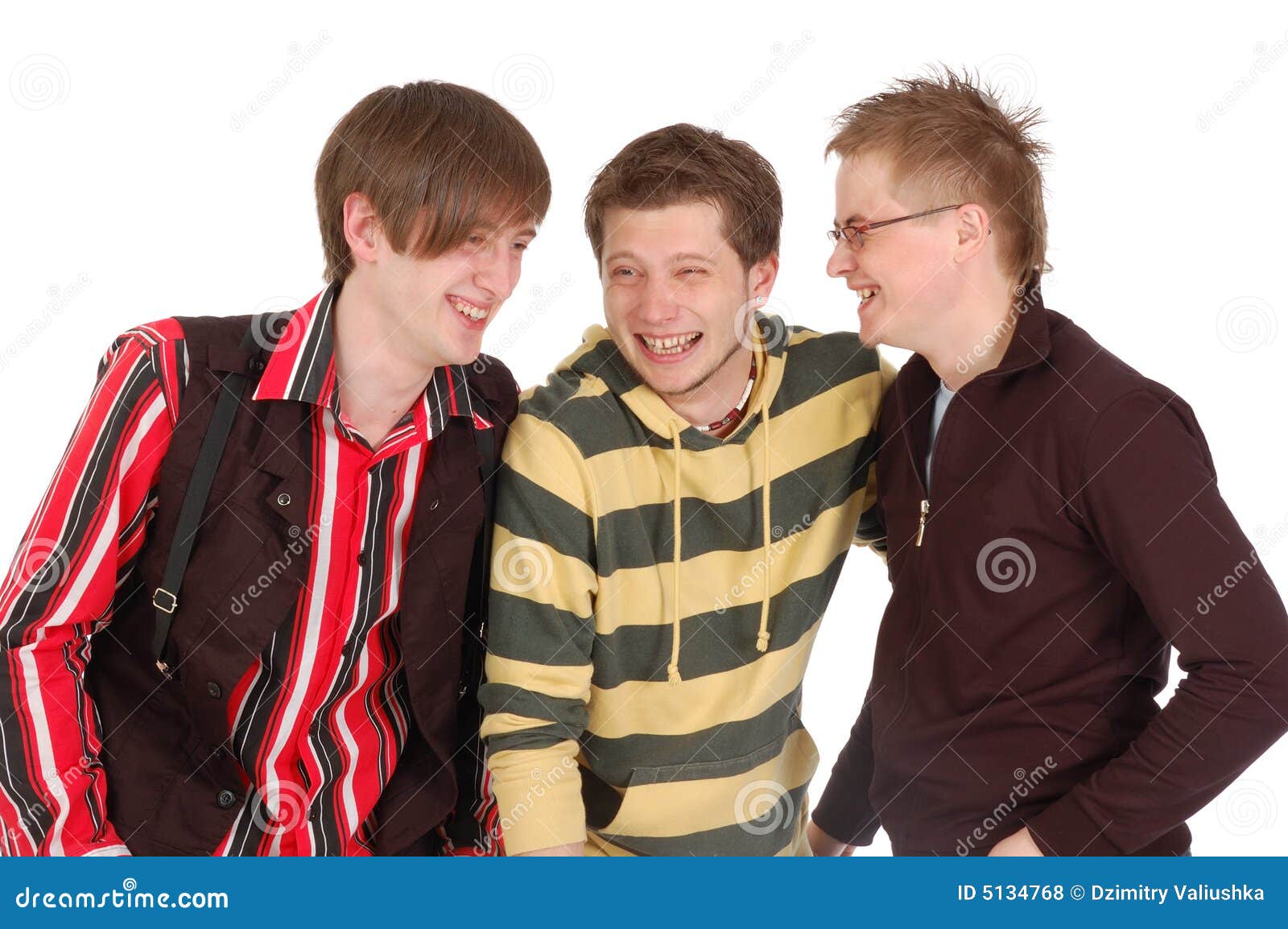 Happy three friends laugh stock photo. Image of friends - 5134768