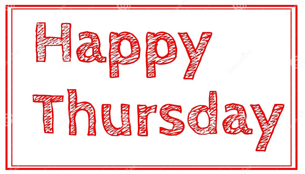 Happy Thursday background stock illustration. Illustration of ...