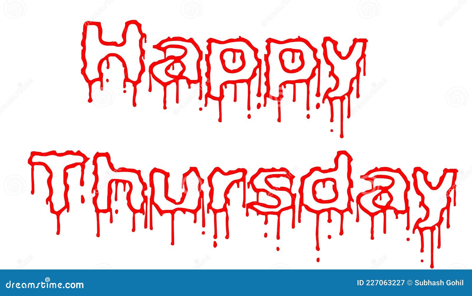 Happy Thursday background stock illustration. Illustration of document ...