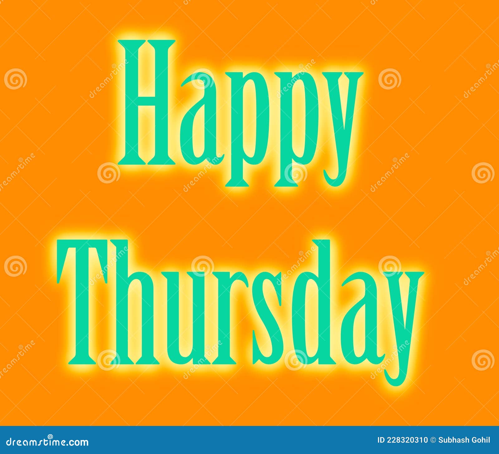 THURSDAY Colorful Overlapping Letters Banner Cartoon Vector ...