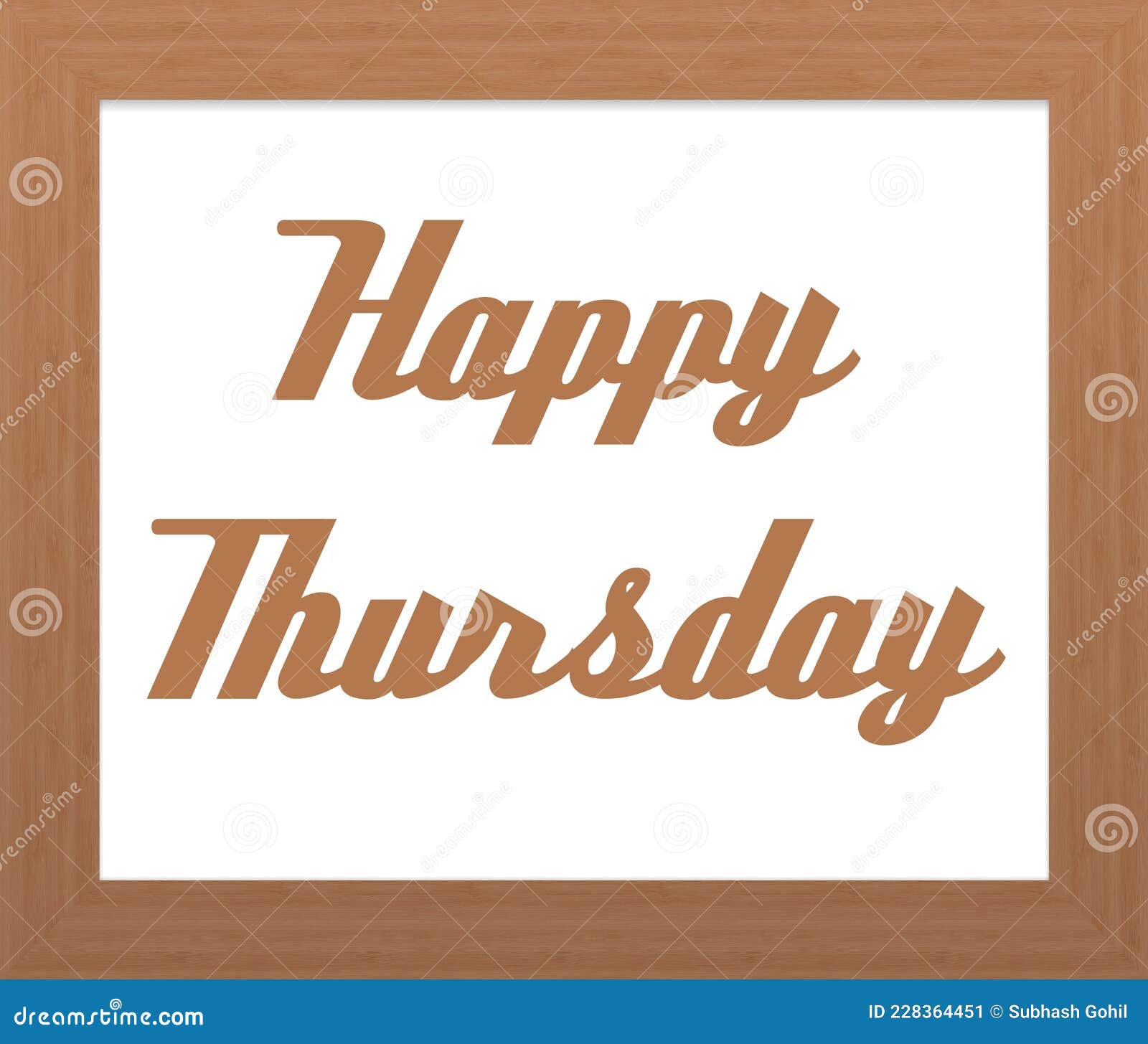 Happy Thursday Design Background Stock Illustration - Illustration of ...