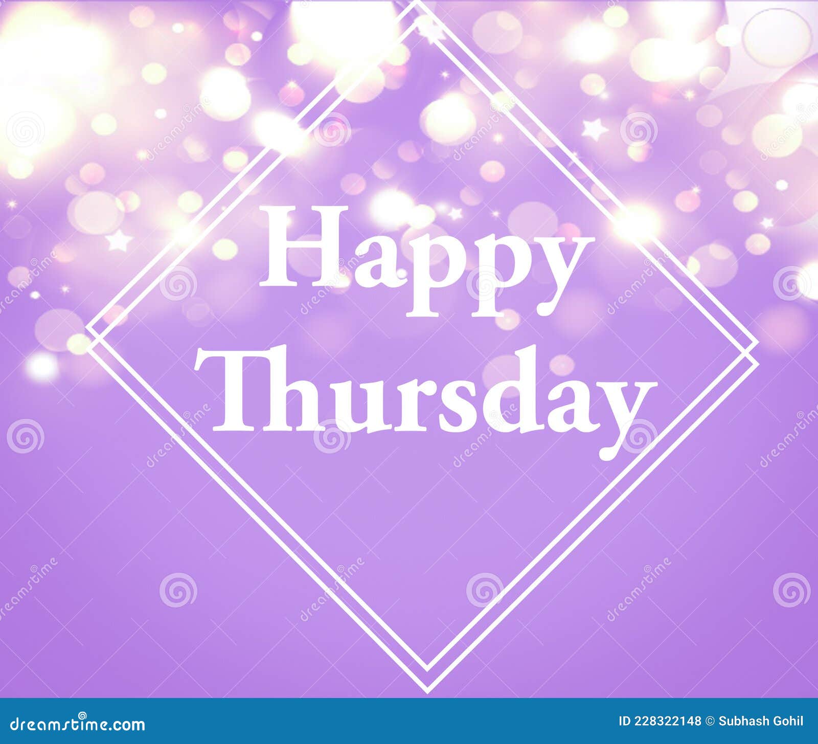 Happy Thursday Design Background Stock Illustration - Illustration of ...