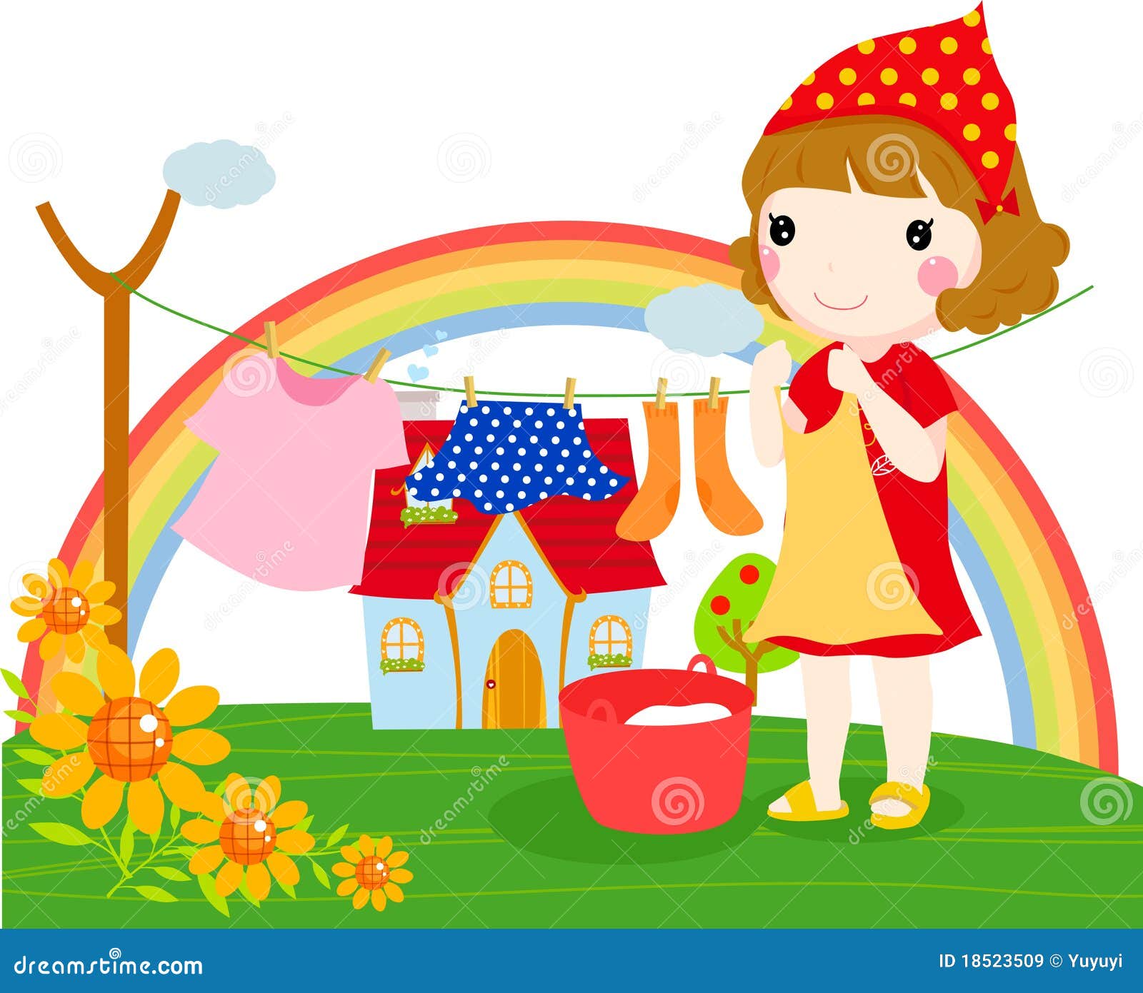 Happy time stock vector. Illustration of human, graffito - 18523509