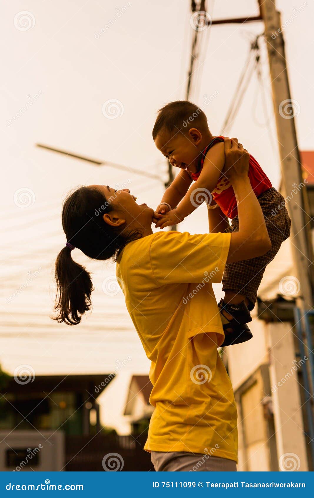 Happy time of baby stock image. Image of child, girl - 75111099