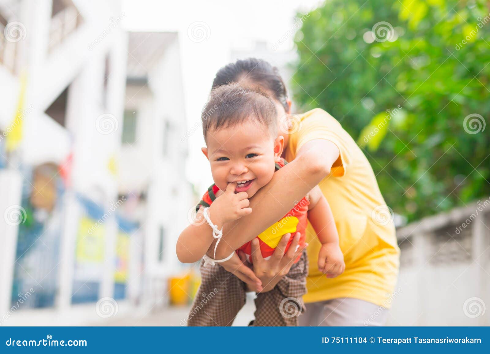 Happy time of baby stock photo. Image of adorable, beautiful - 75111104
