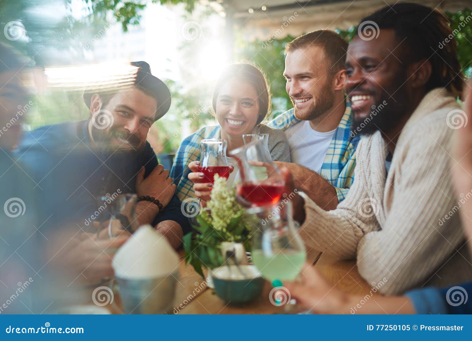 Happy time in cafe stock image. Image of women, people - 77250105
