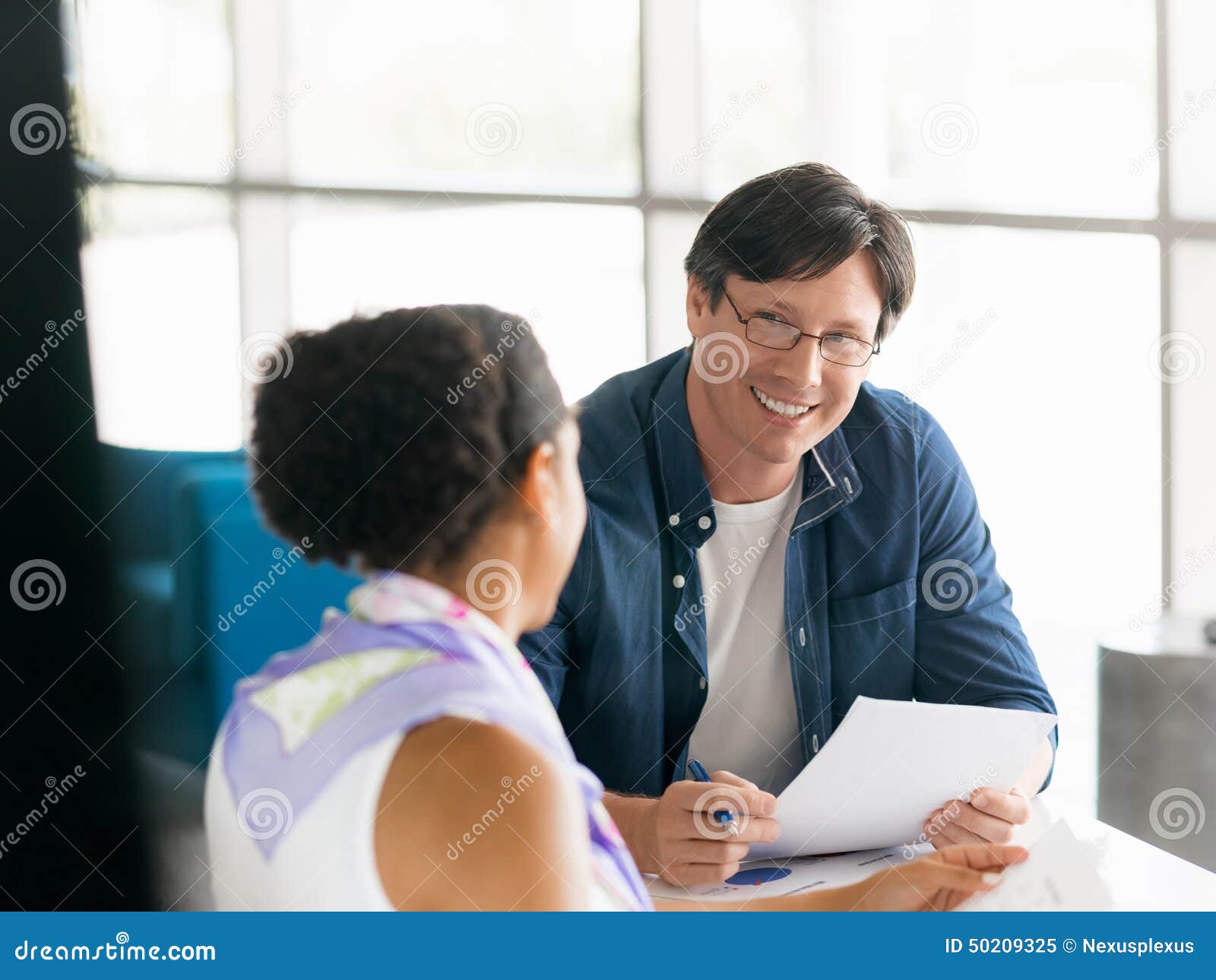 Happy to work together stock image. Image of standing - 50209325