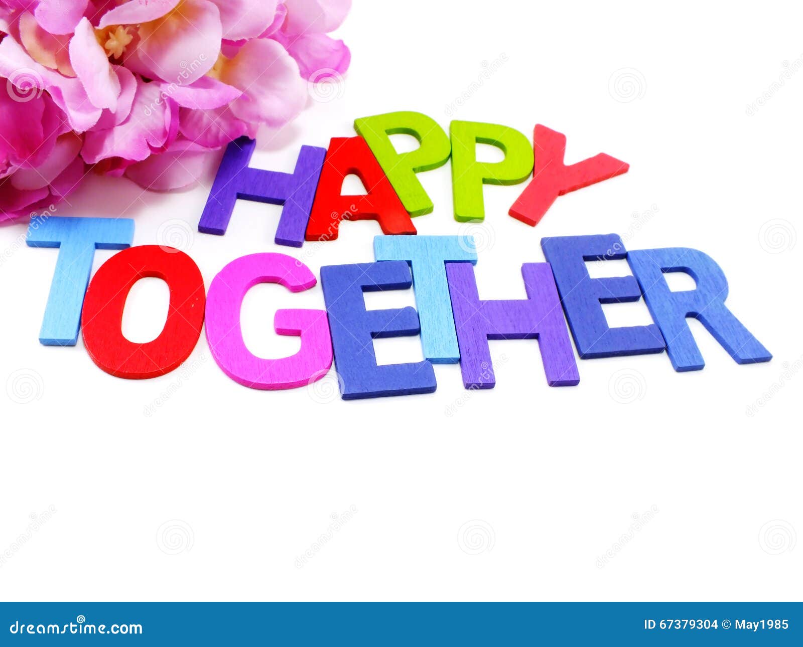 Happy Together Word Concept Stock Photo - Image of alphabet, message ...