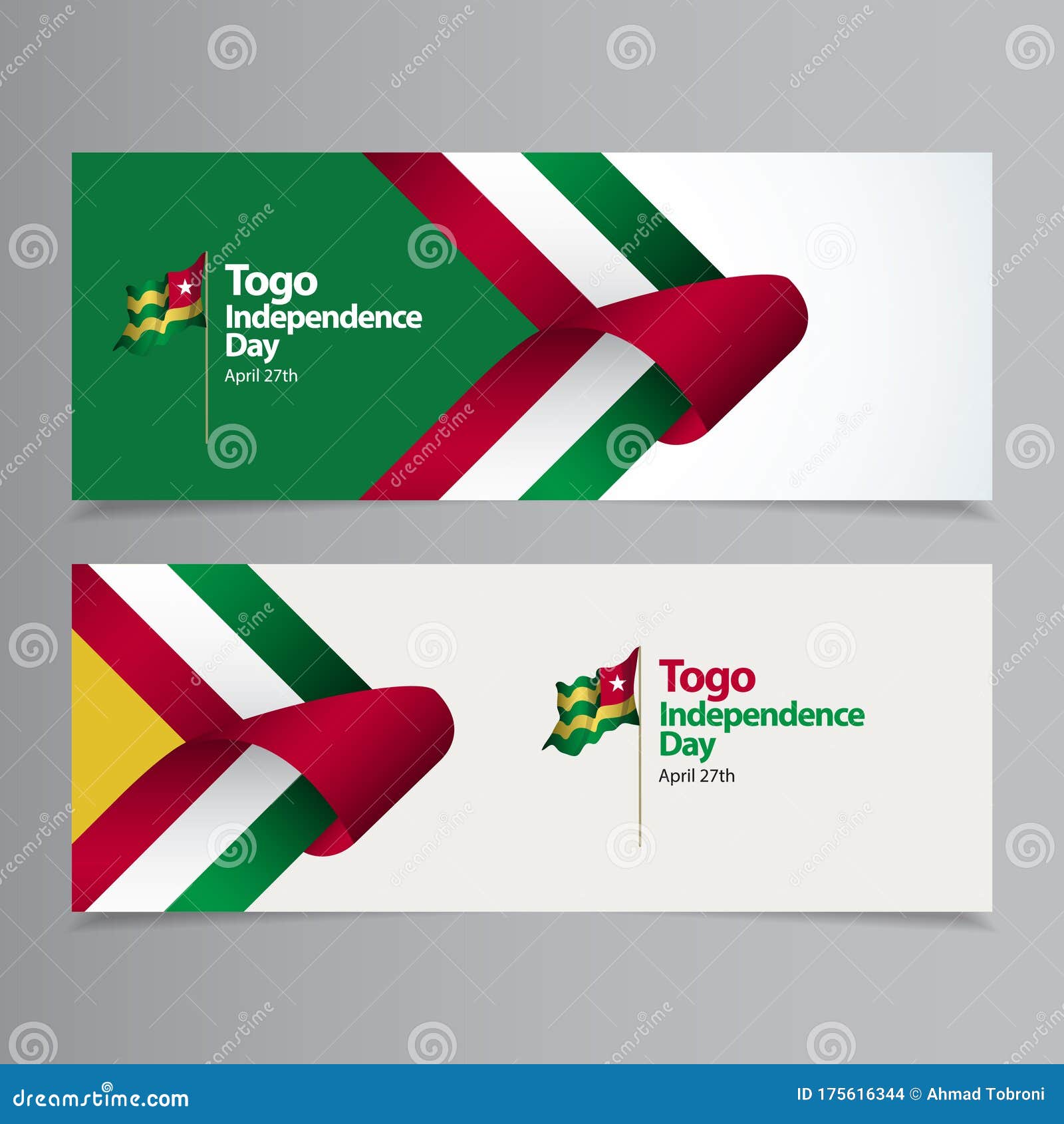 Happy Togo Independence Day Celebration Vector Template Design ...
