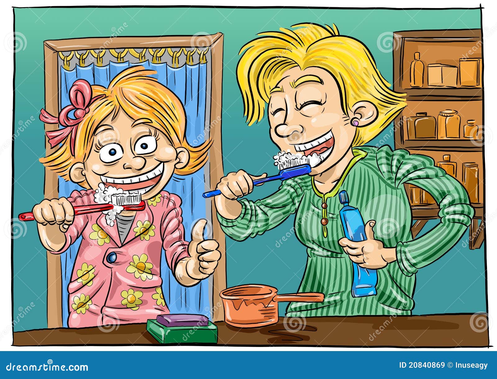 Happy Toothbrushing Picture. Image: 20840869