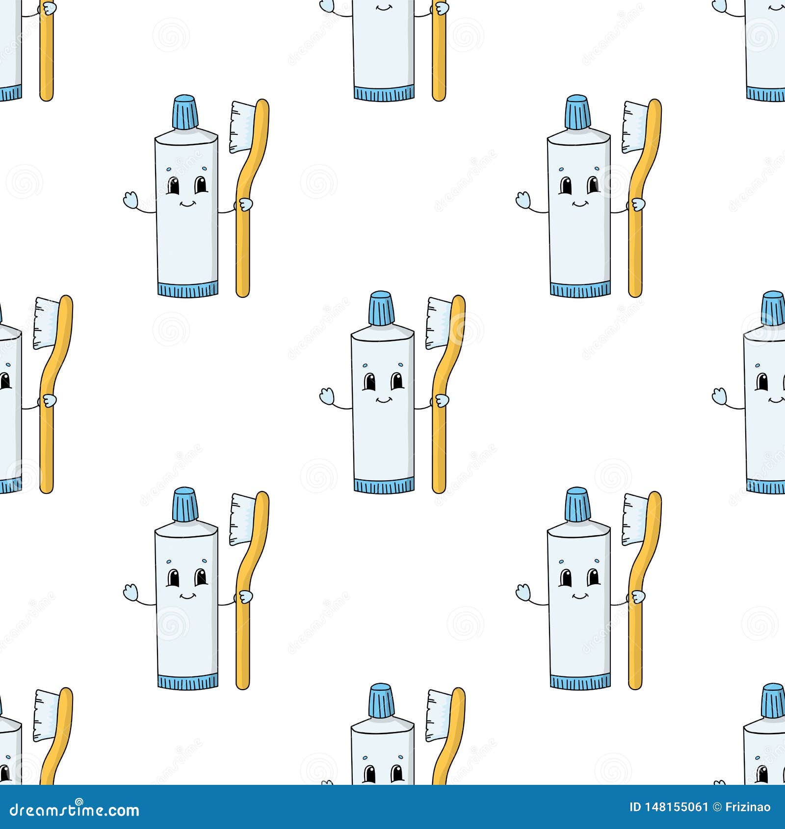 Happy Toothpaste Cartoon Royalty-Free Illustration | CartoonDealer.com ...