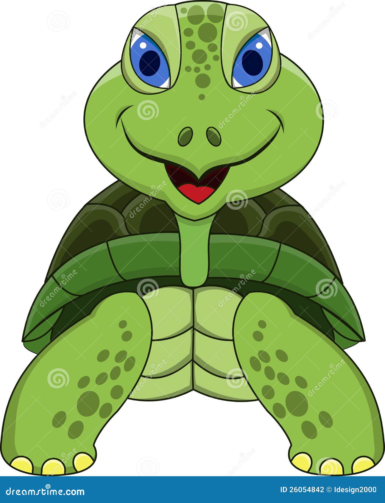Happy tortoise cartoon stock vector. Illustration of character - 26054842